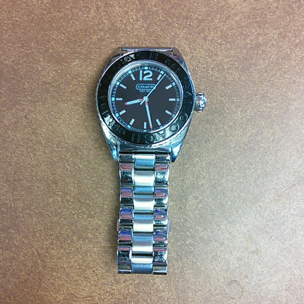 Coach Watch Navy Blue Face Stainless Steal - Gem